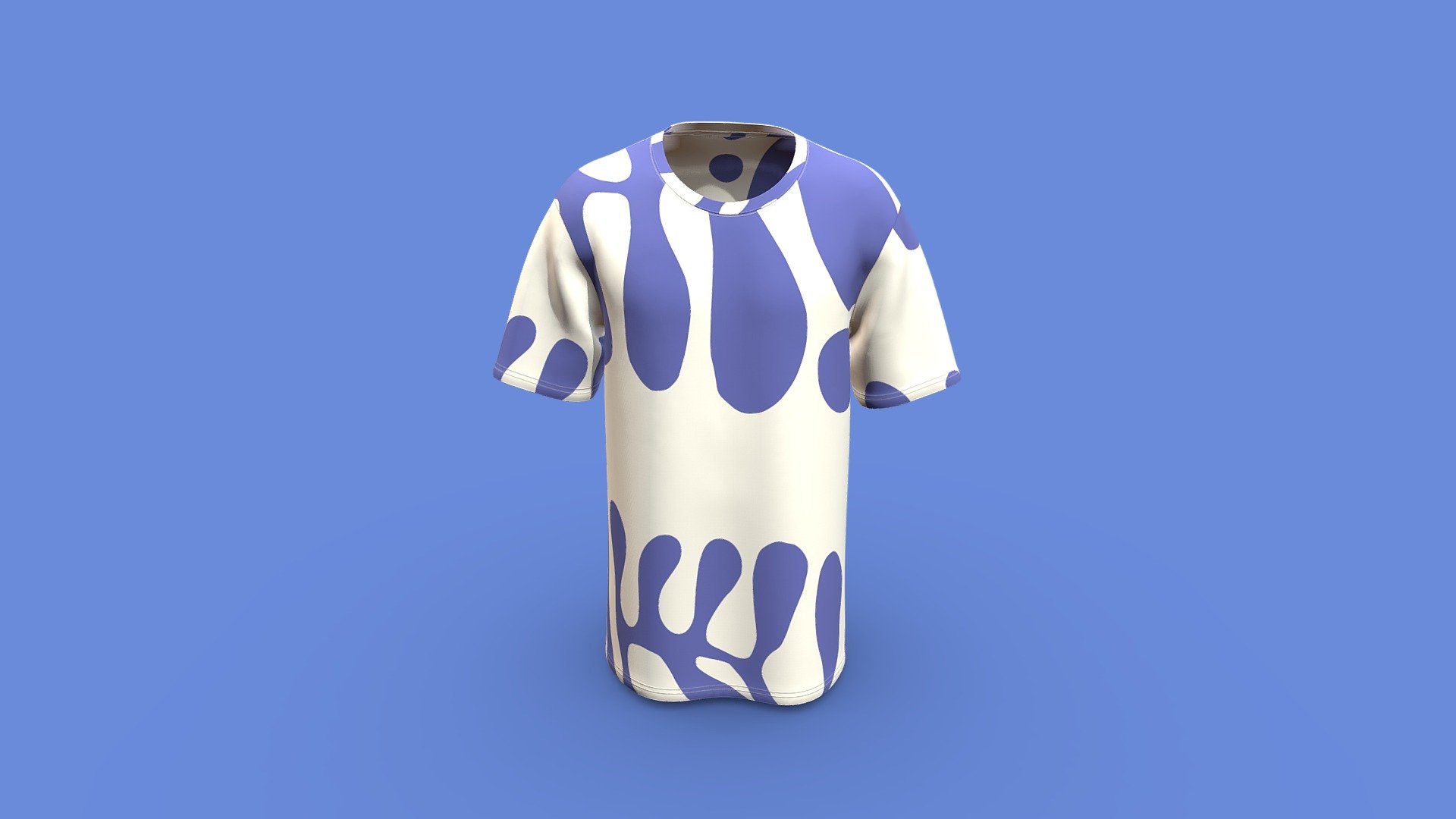 Top Printed Tee Design - Buy Royalty Free 3D model by Apparel-Fashion ...