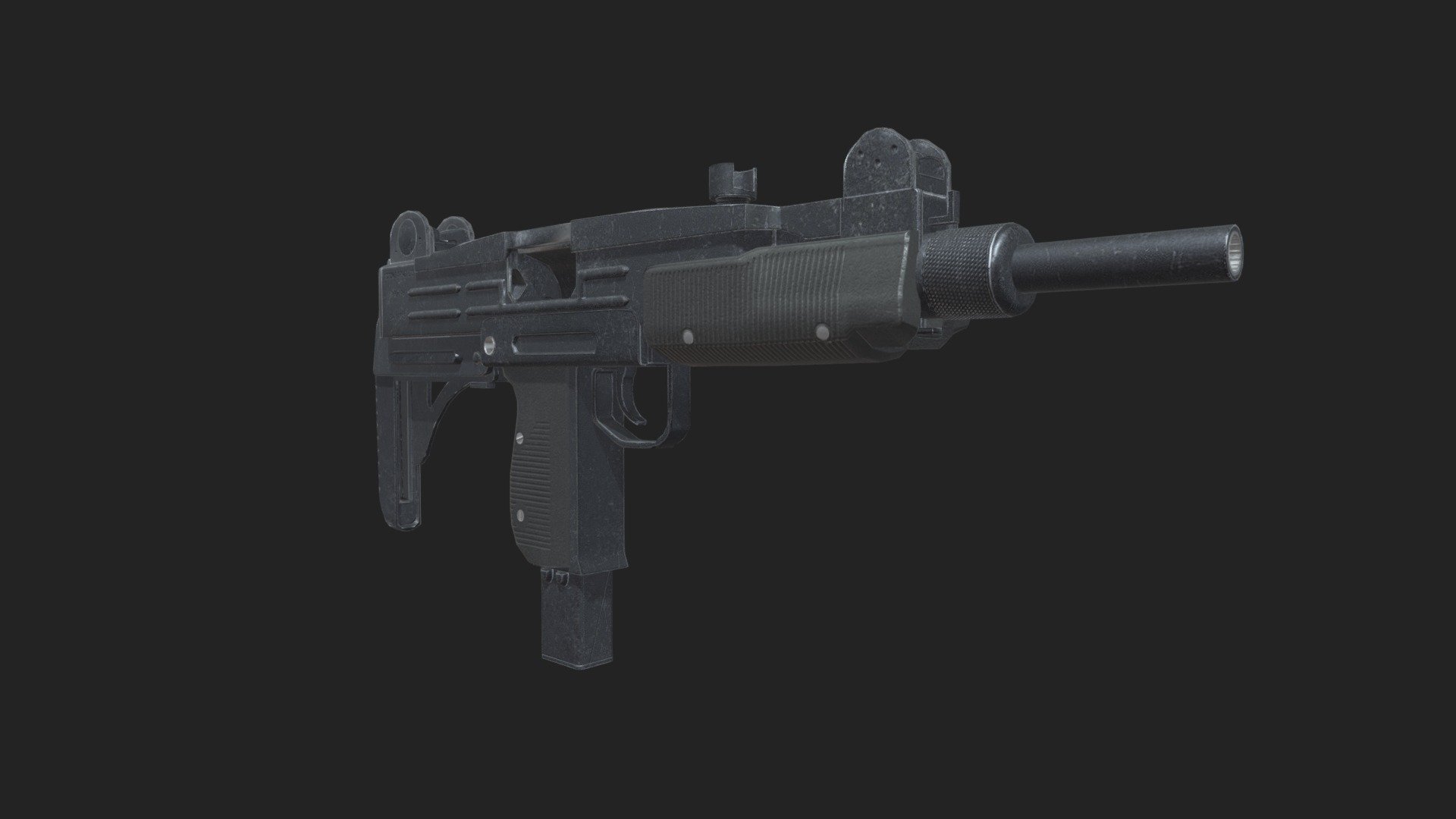 IMI UZI - 3D model by kuuvalas [0e02200] - Sketchfab