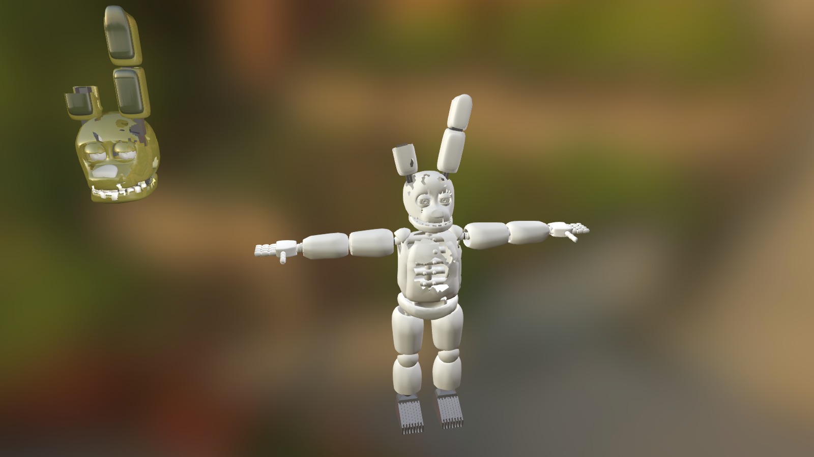 Springtrap. - 3D model by yoloswag97 [0e07fef] - Sketchfab