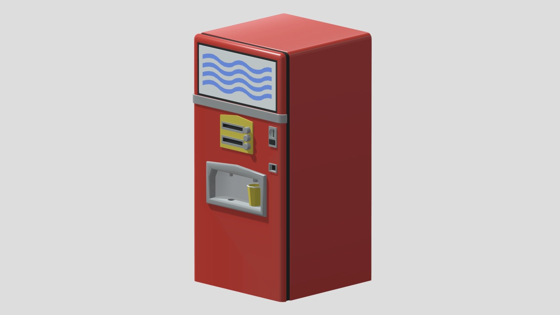 Soda Vending Machine (low/mid-poly) - Download Free 3D model by NikolasSE [0e08d0e] - Sketchfab