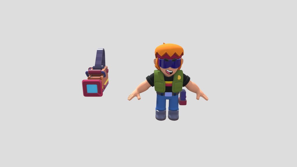 Brawl Stars Characters - A 3D model collection by VM Production (@vm ...