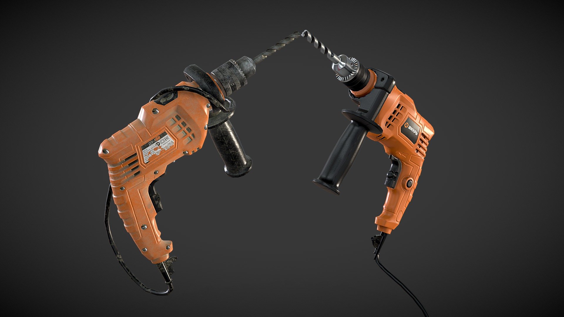Drill - 3D model by ikuclet [0e09a9d] - Sketchfab