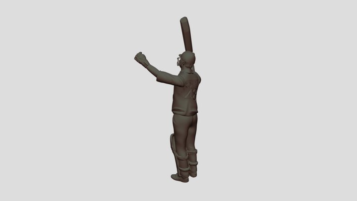 Cricketer 3D models - Sketchfab