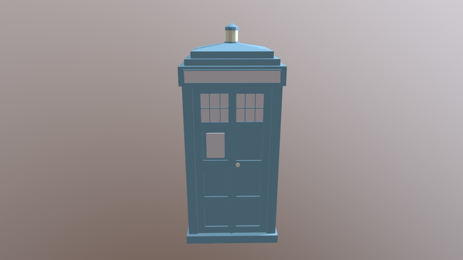 TARDIS - 3D model by ashleighlernout [0e0b574] - Sketchfab