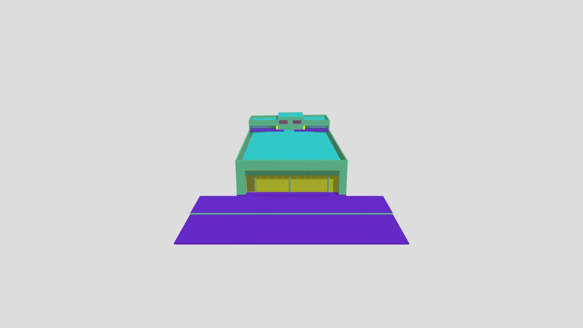V01 - ARQUITETÔNICO - Vista 3D - {3D} - 3D model by ...