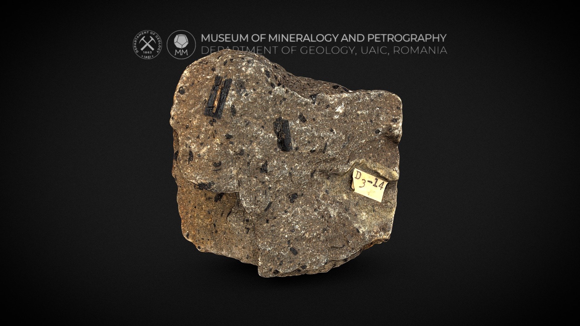 A is for Andesite rock - 3D model by Museum of Mineralogy and ...