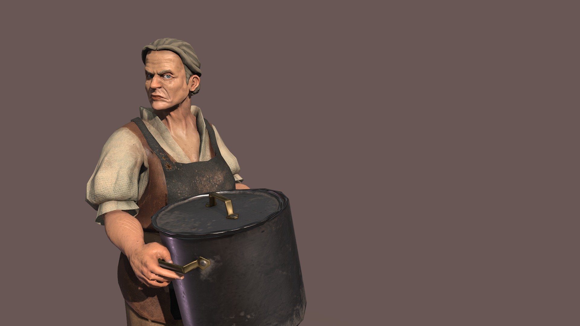 Pirate Chef - 3D model by Everson Lawrence (@EversonLawrence) [0e0da8b ...
