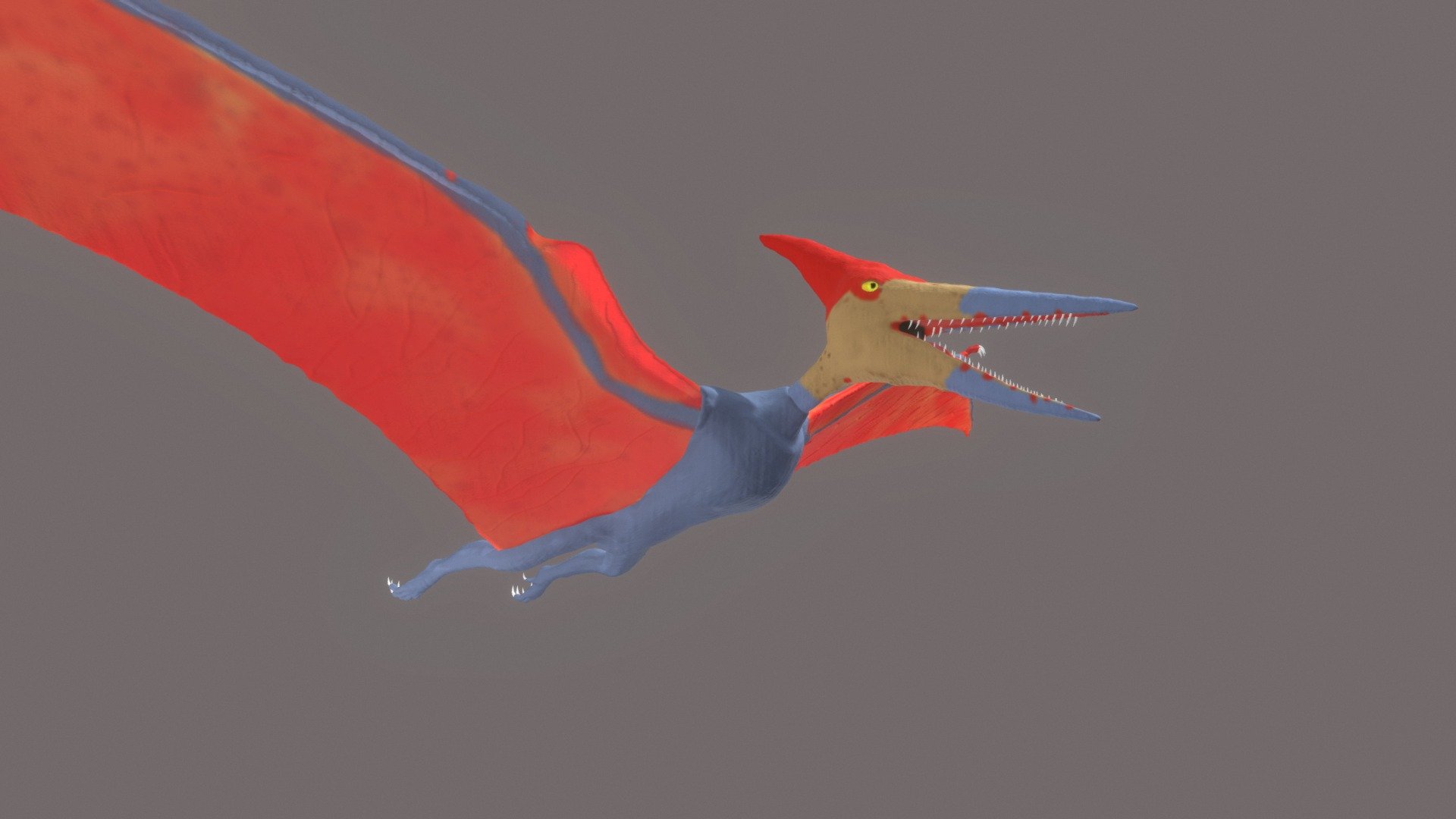 ''Pteranodon" - 3D model by millennio [0e0defb] - Sketchfab