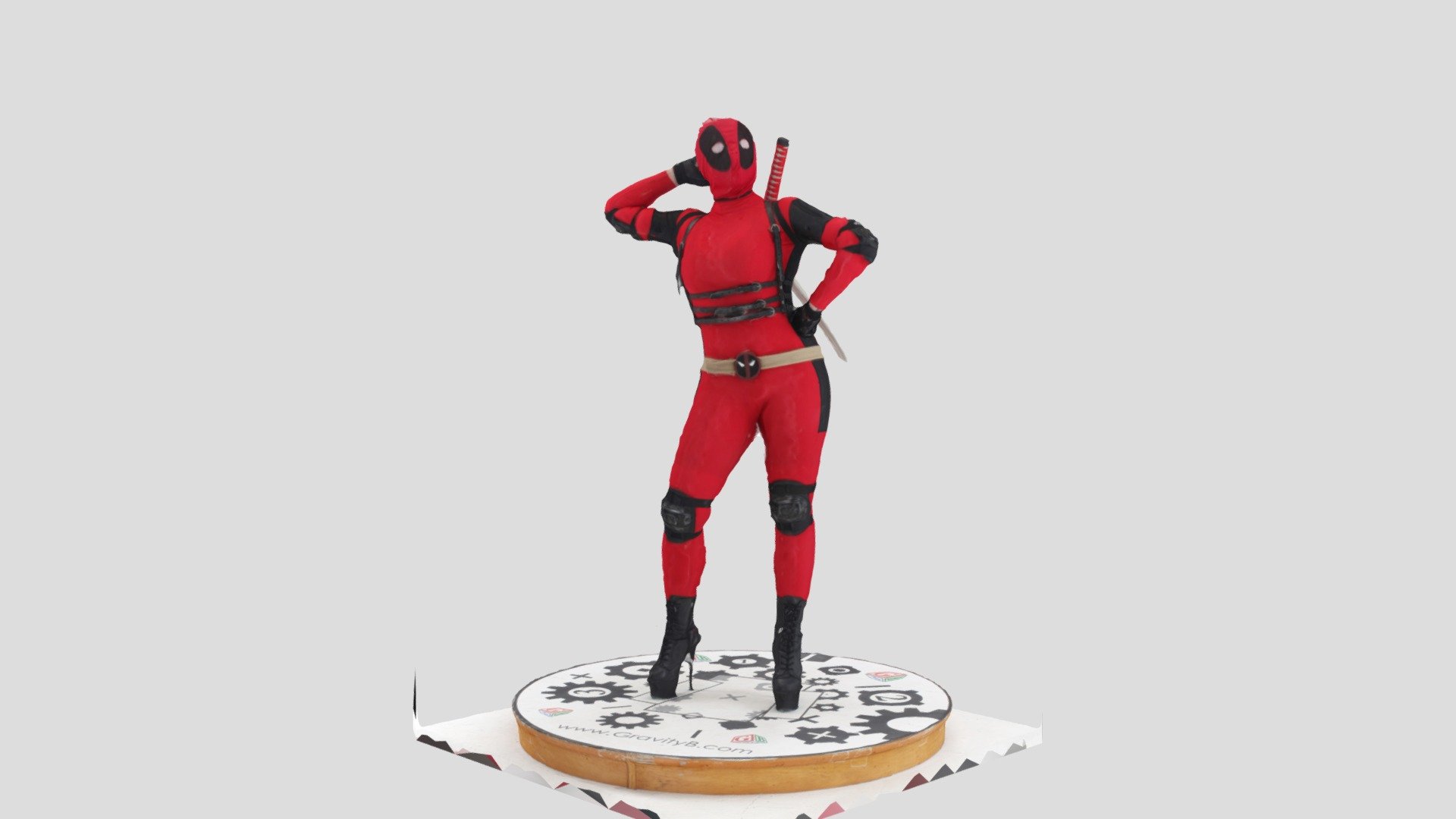 240210 DList Cosplay Deadpool 13 - 3D model by GravityB [0e0ee84 ...