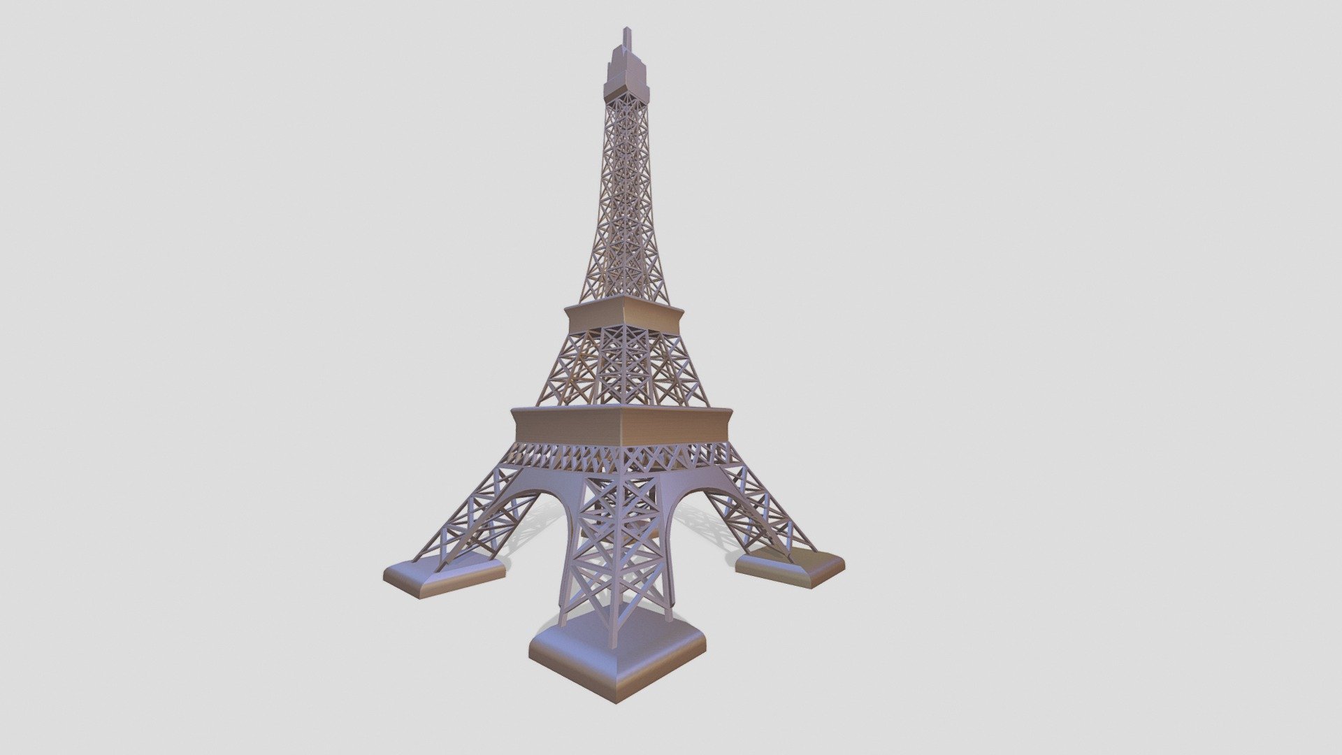 The Eiffel Tower - Download Free 3D model by ehockett [0e0f80b] - Sketchfab