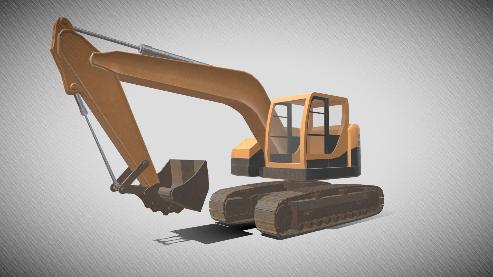Animated Backhoe - Buy Royalty Free 3D model by lampyre3d [0e0f85f ...