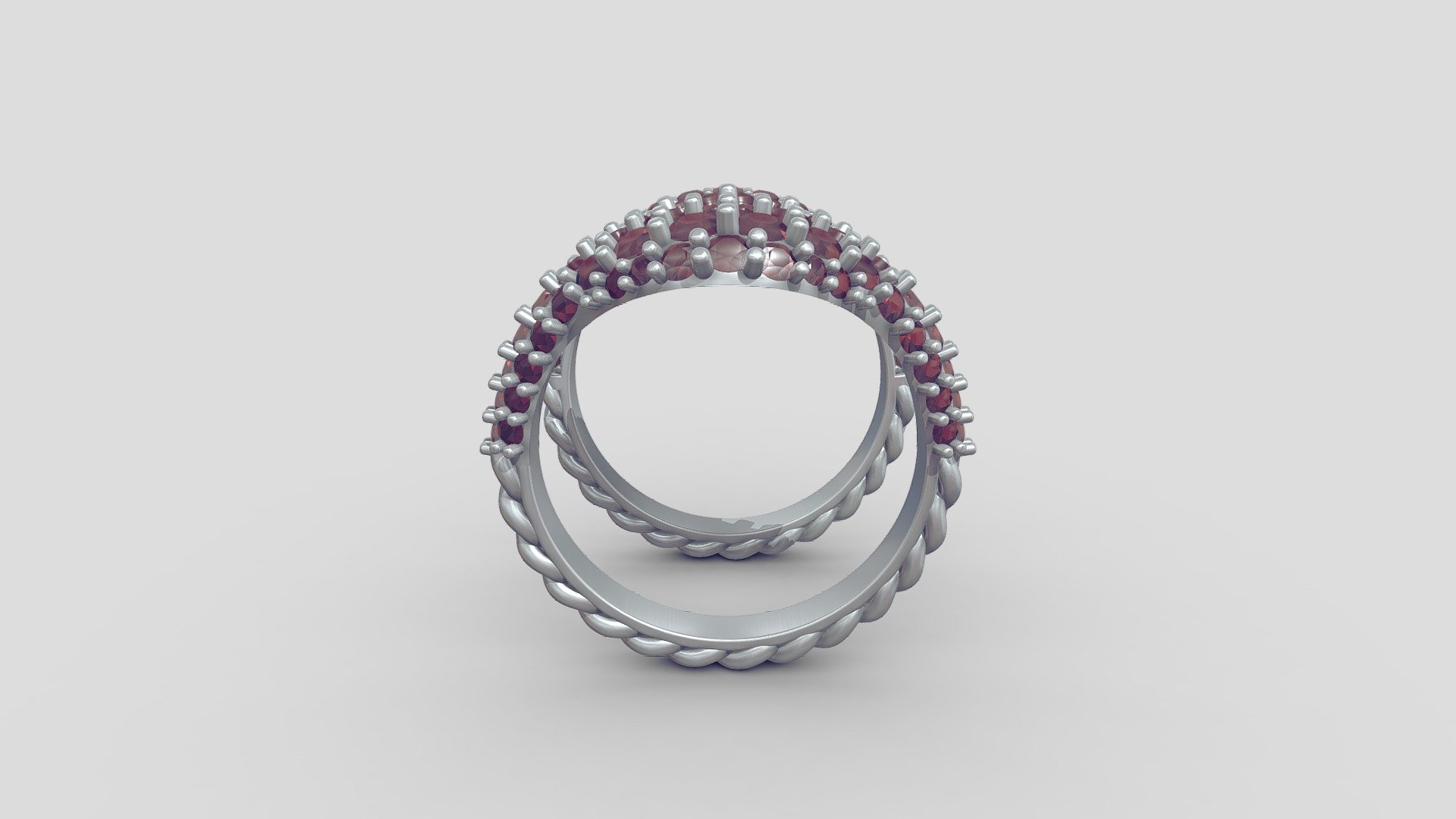 ruby ring_size_6_V2 - 3D model by apriljewelrydesign [0e123f3] - Sketchfab