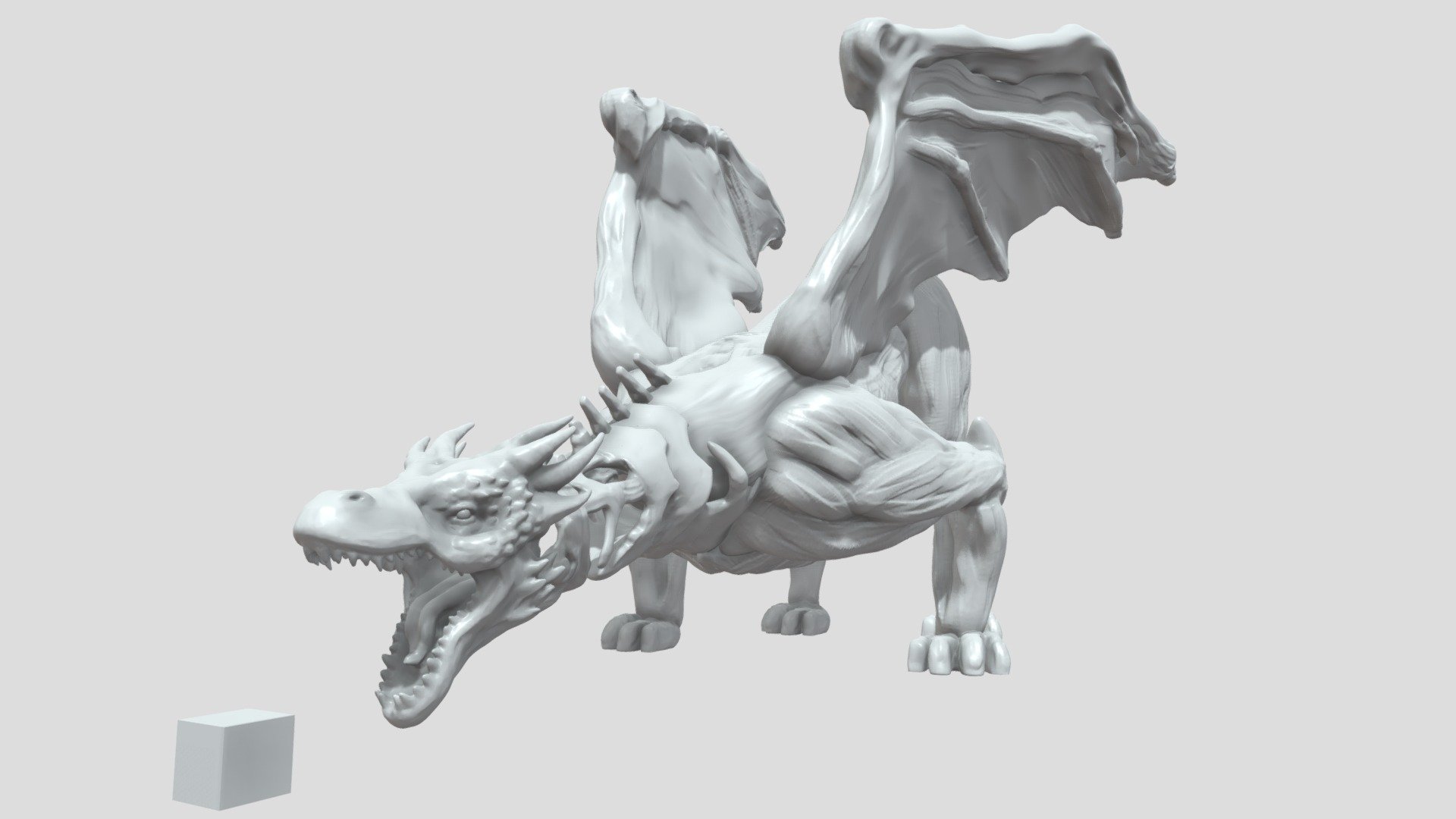 Undead Dragon _ 019-export - 3D model by dbyeajee [0e12675] - Sketchfab