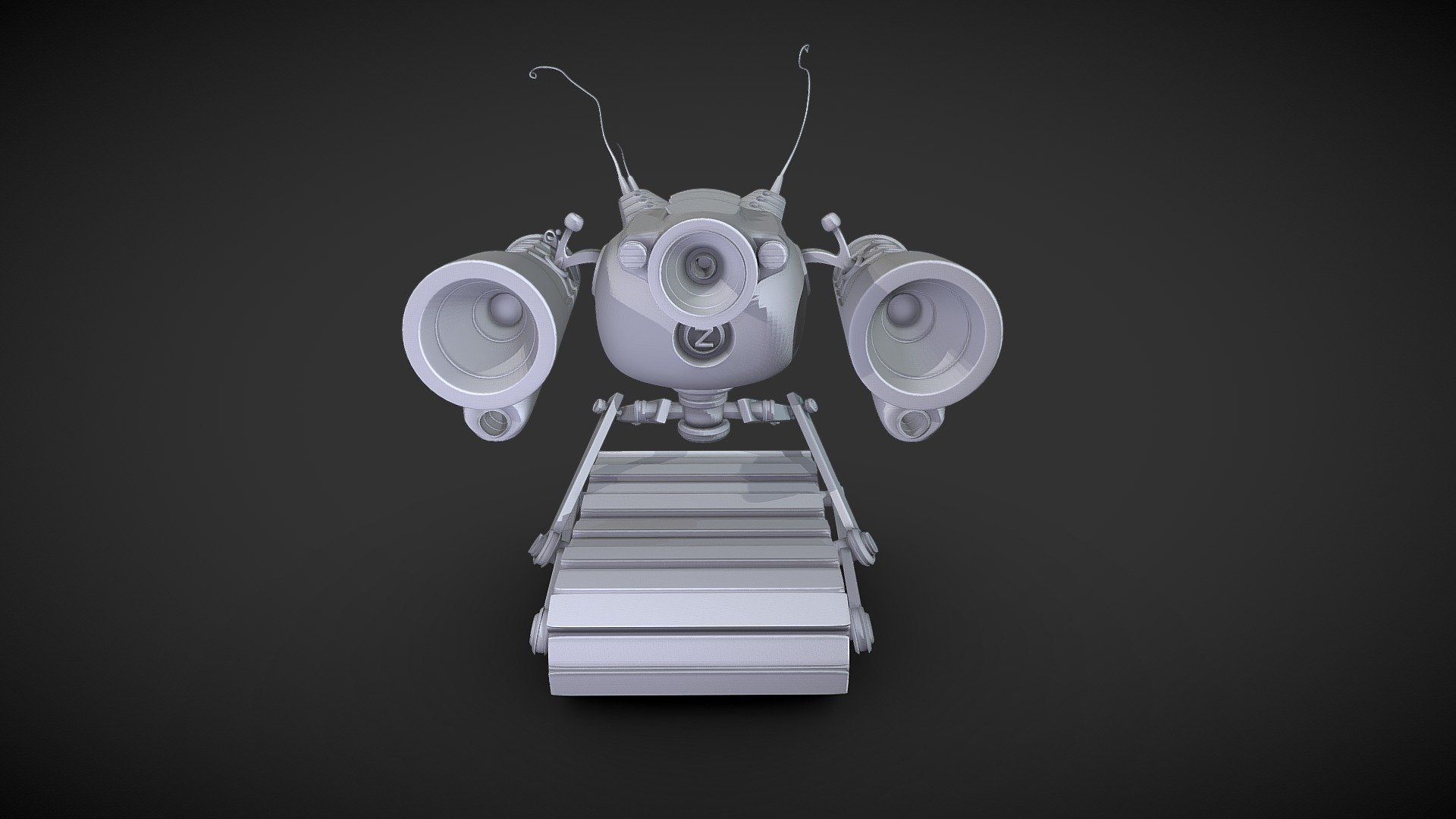 Robot Tank - Character Model - Download Free 3D model by Zachidoo ...