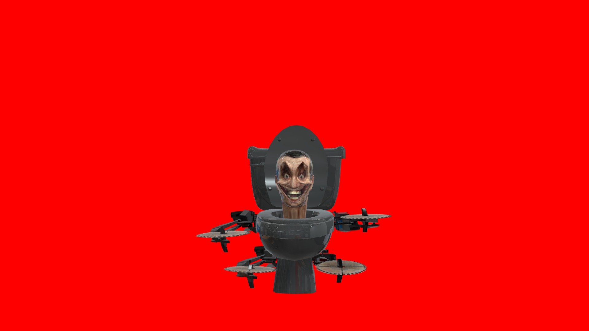 Large Quad Buzzsaw - 3D model by Male -07 (@Skibidi.Toilet.Fan ...