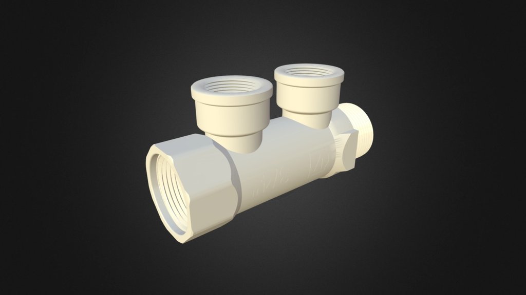 V Tc 550 3%4 1%2-2 - 3D model by valtec [0e1666e] - Sketchfab
