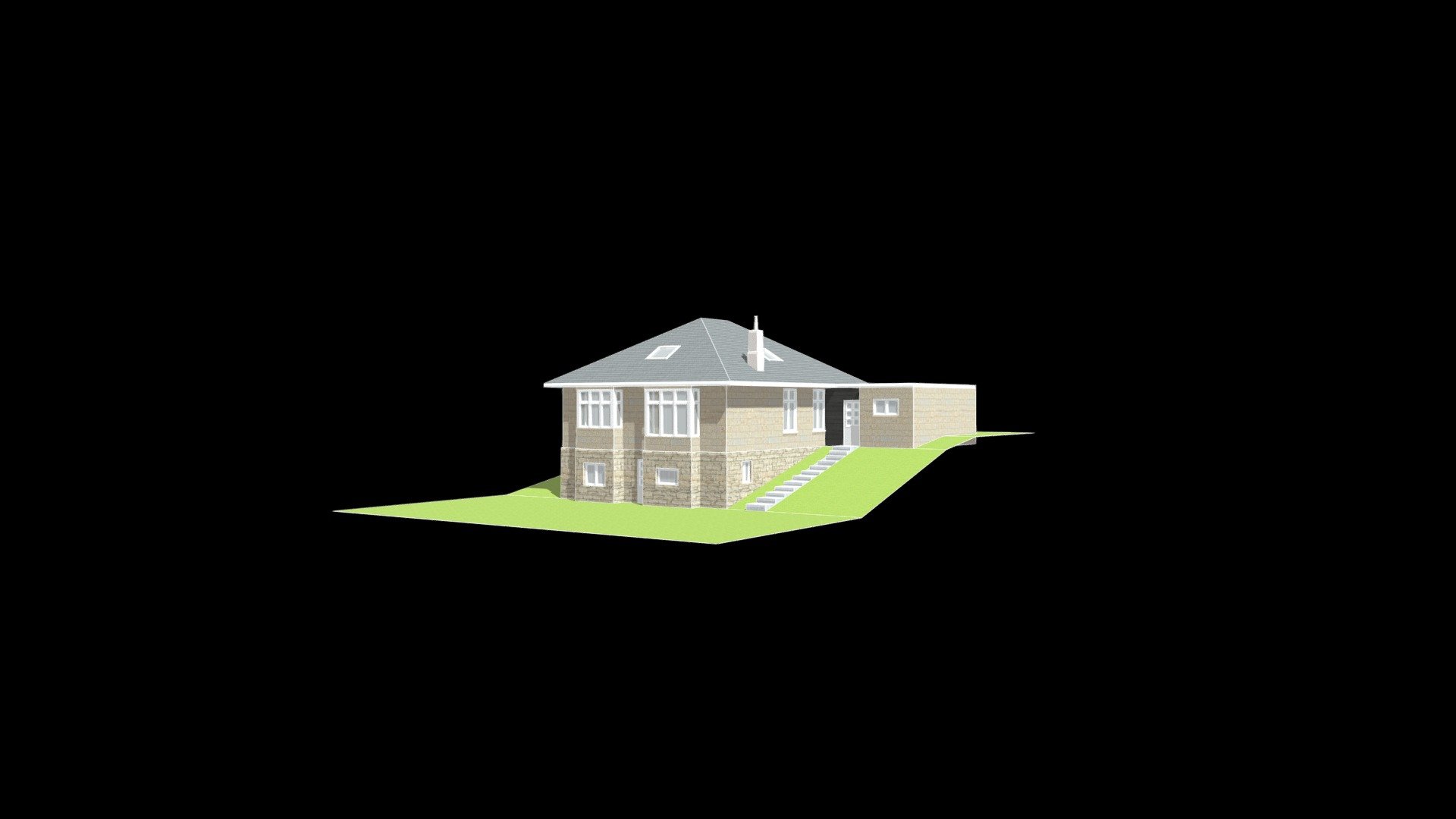 Rich House - 3D model by Evgeny Konnov (@evgenykonnov) [0e1a055 ...