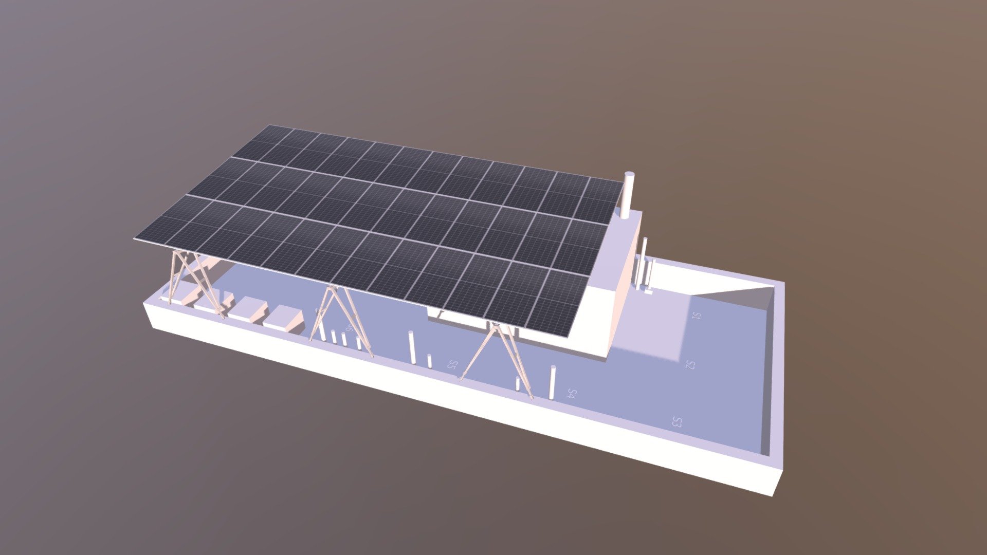 13 Melrose St 36 Mod 72 Cell Canopy (1) - 3D model by ...