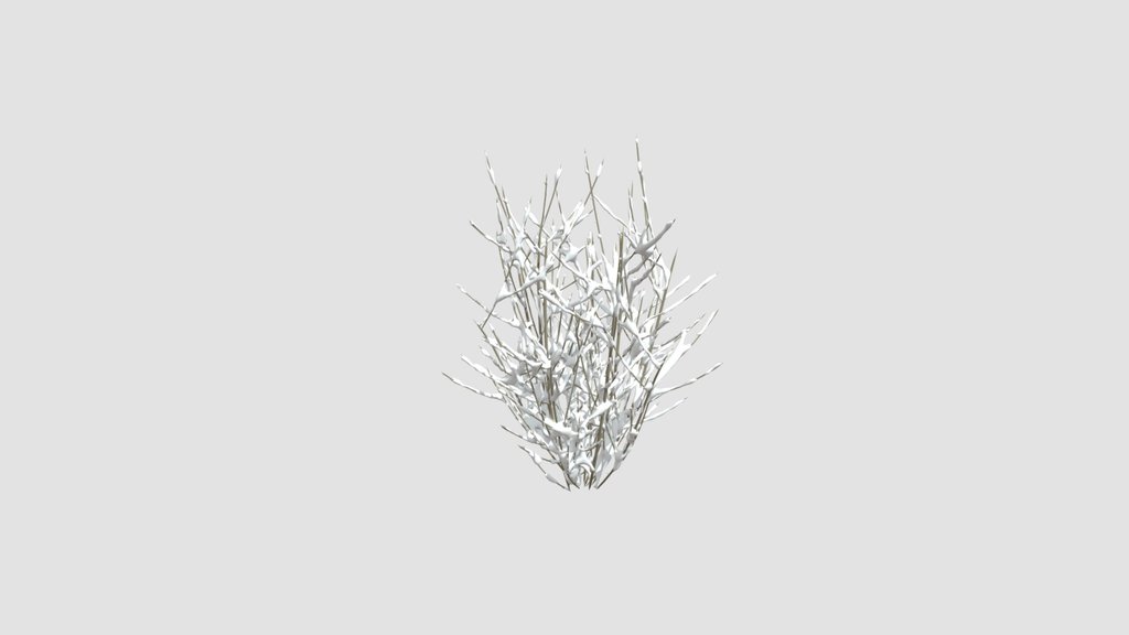Snow bush - A 3D model collection by Kino_YT - Sketchfab