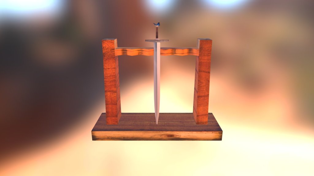 Sword and Rack - 3D model by avultima [0e1bb07] - Sketchfab