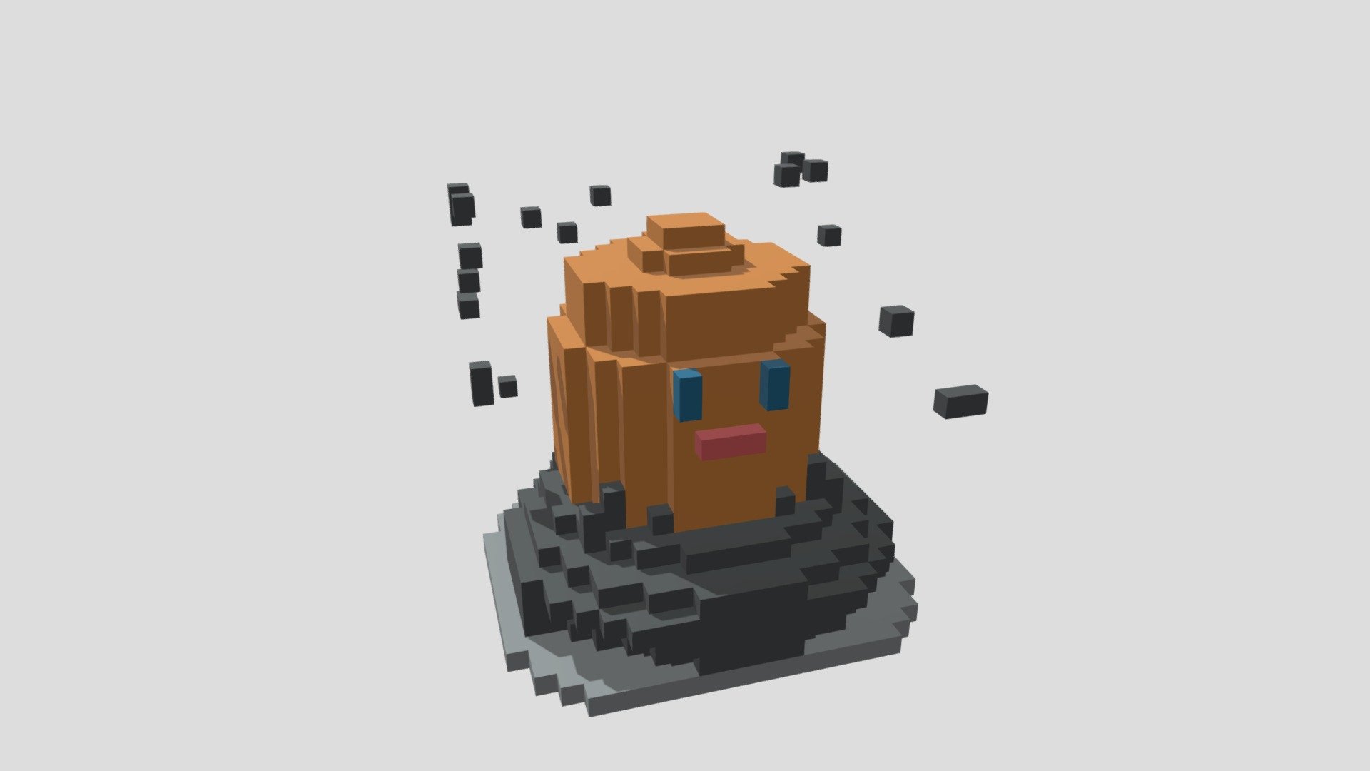 Diglett - 3D model by mjg111 [0e1c6f1] - Sketchfab