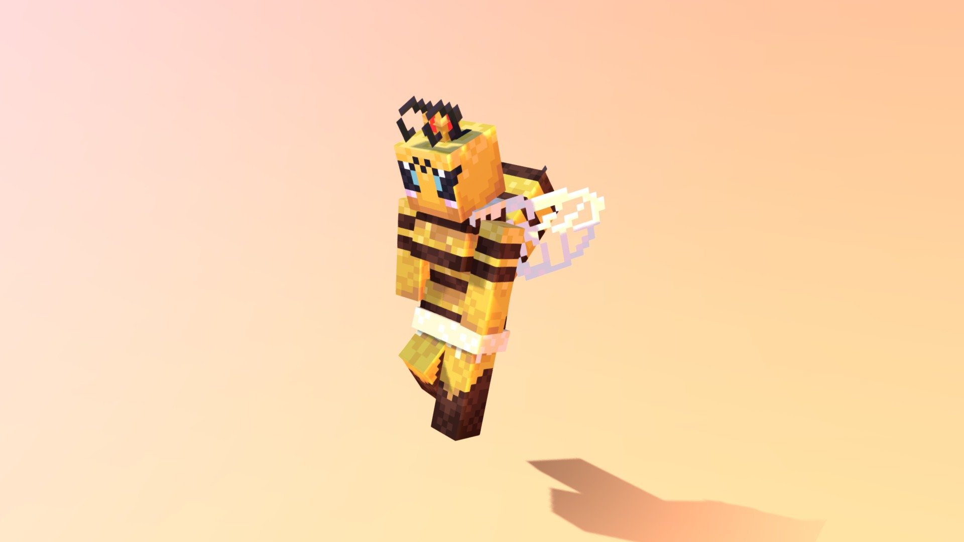 Minecraft Queen Bee Download Free 3d Model By Mrsirsquishy 0e211d0 Sketchfab
