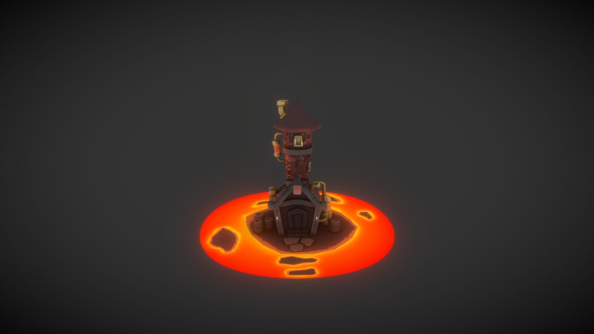Lava_House - 3D model by Valentin Schulz (@ValentinSchulz) [0e2163b ...