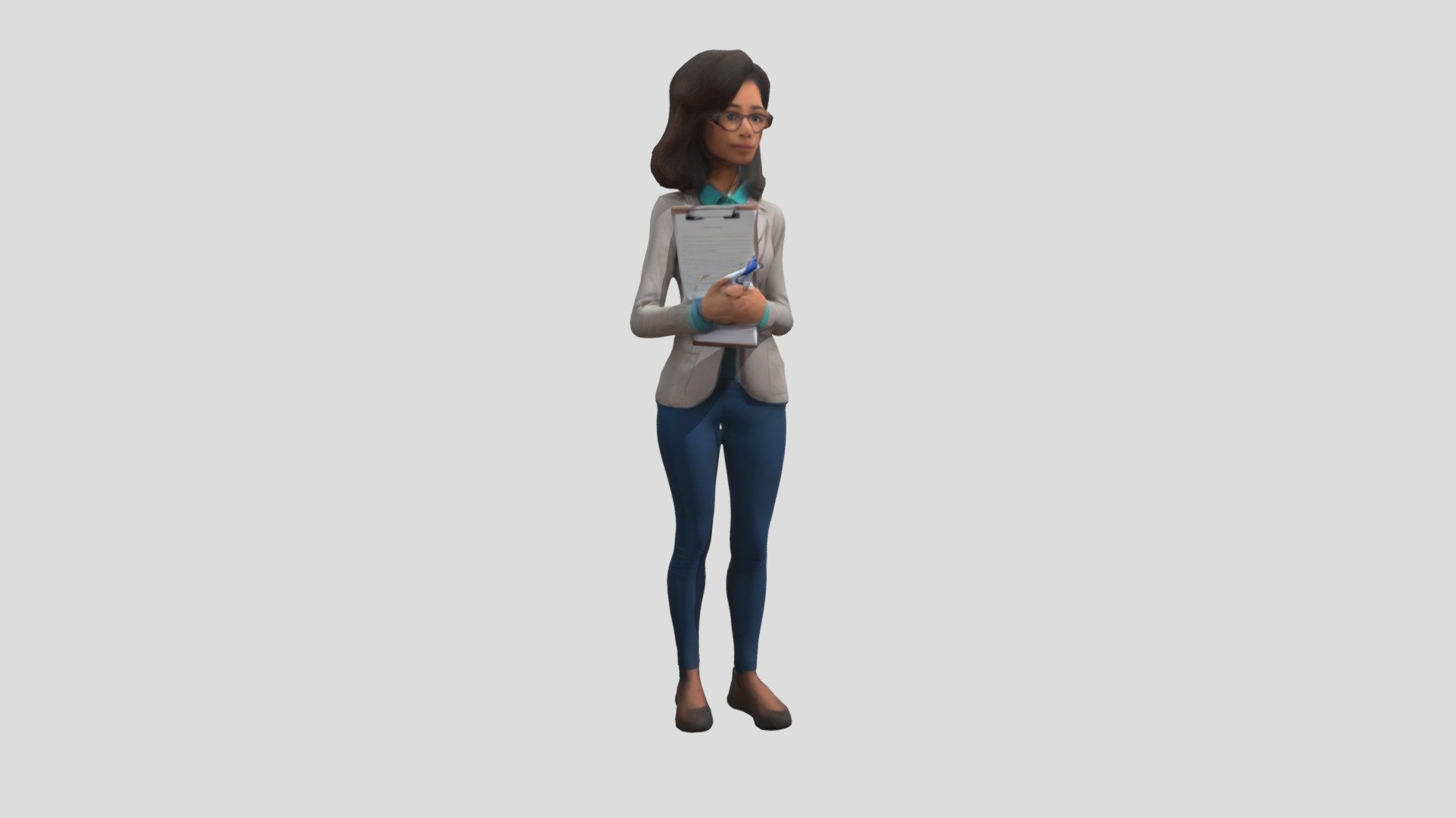 una trabajadora social - 3D model by mitrabajoessocial [0e2375b ...