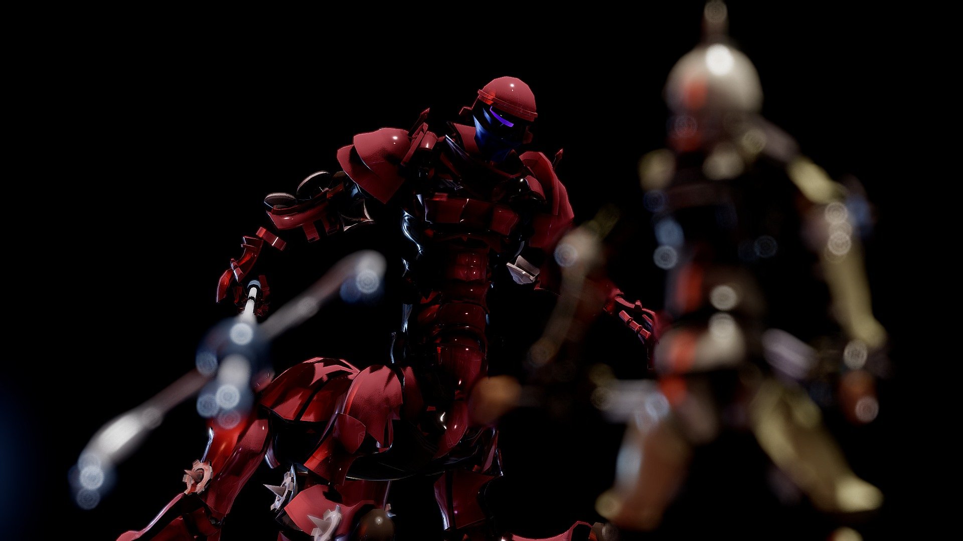 Warrior vs Titan - 3D model by JiJi [0e25e49] - Sketchfab