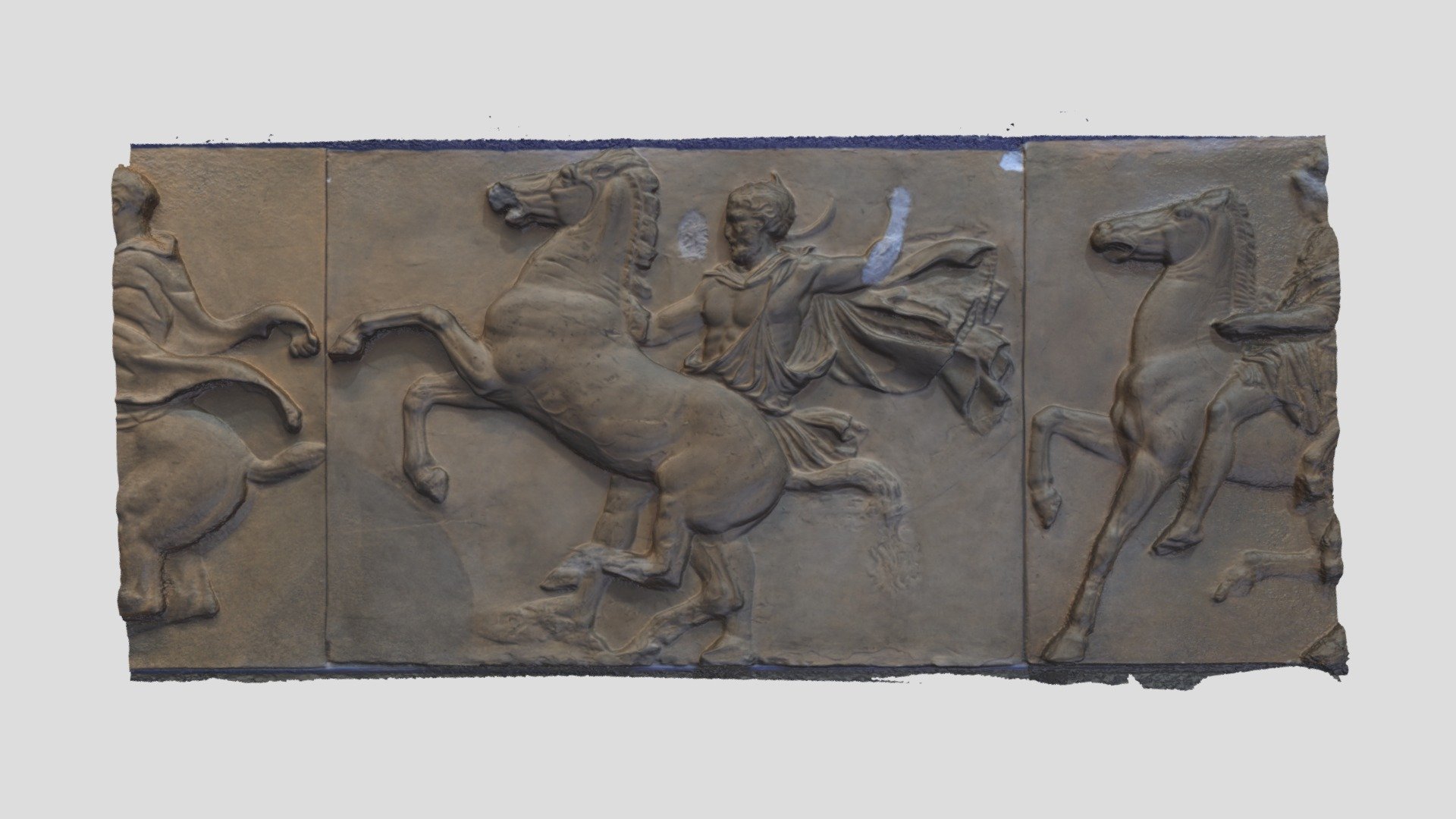 The Parthenon Frieze. Block W VIII. (Jiayi) - Download Free 3D model by ...