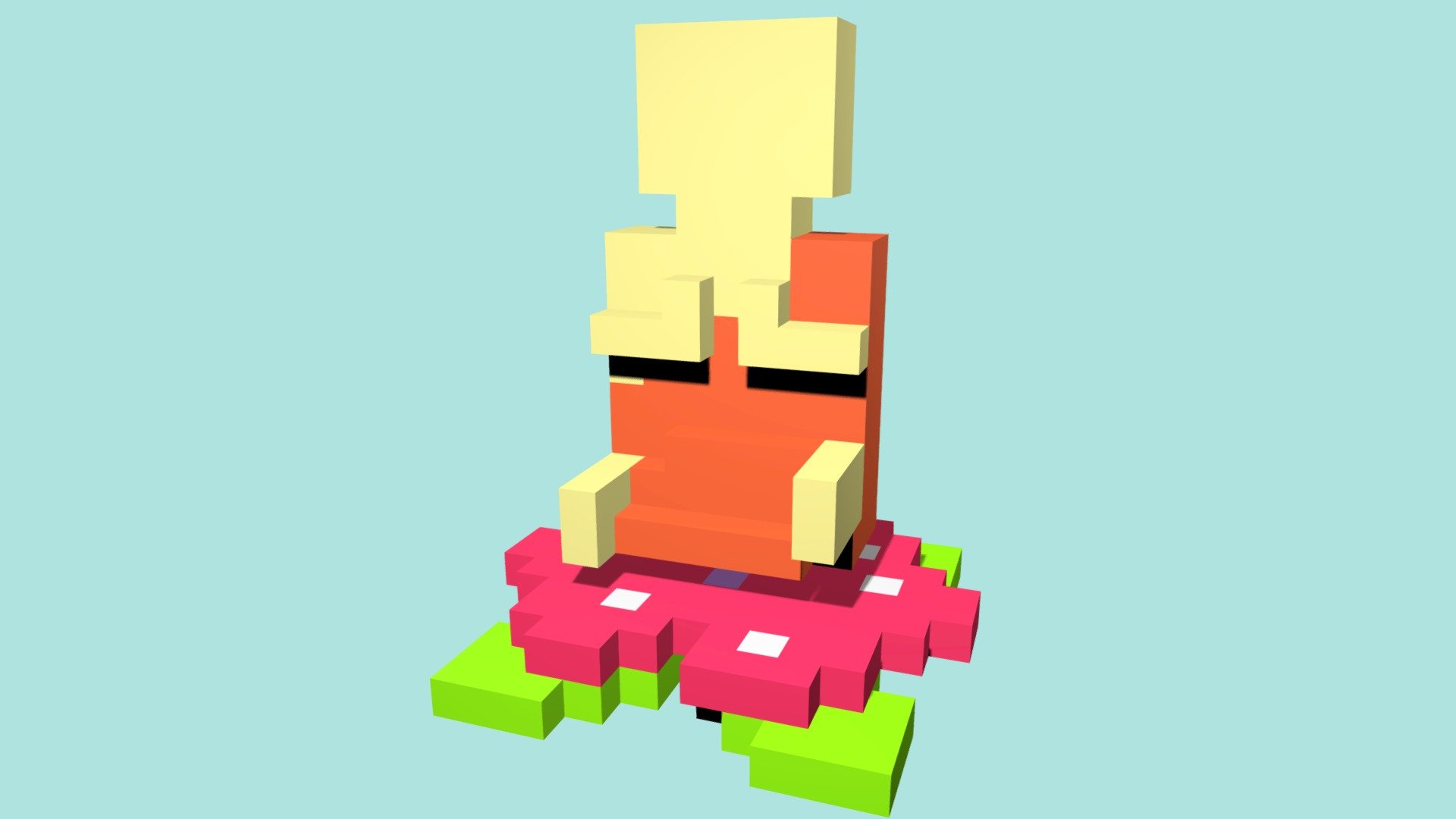 Buda Siddharta Gautama - MagicaVoxel - 3D model by eric_br [0e26365 ...