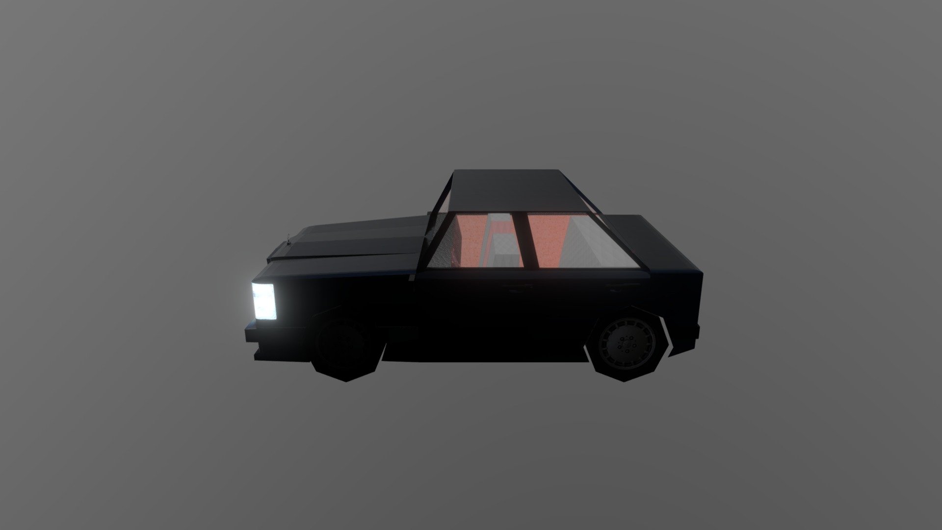 Mercedes 500 E 1991 | low-poly |Half Life - Download Free 3D model by ...