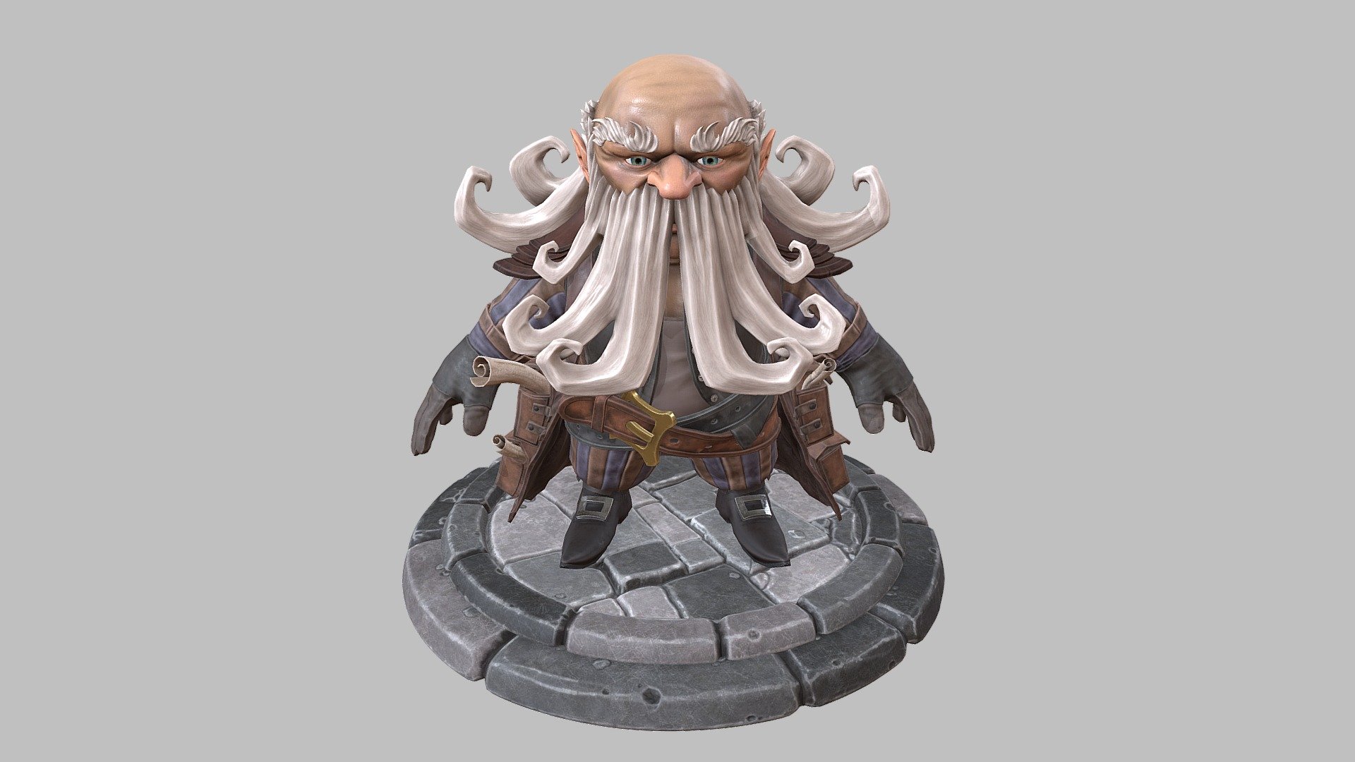 Elder Dwarf - 3D model by MarcelPou [0e2765f] - Sketchfab