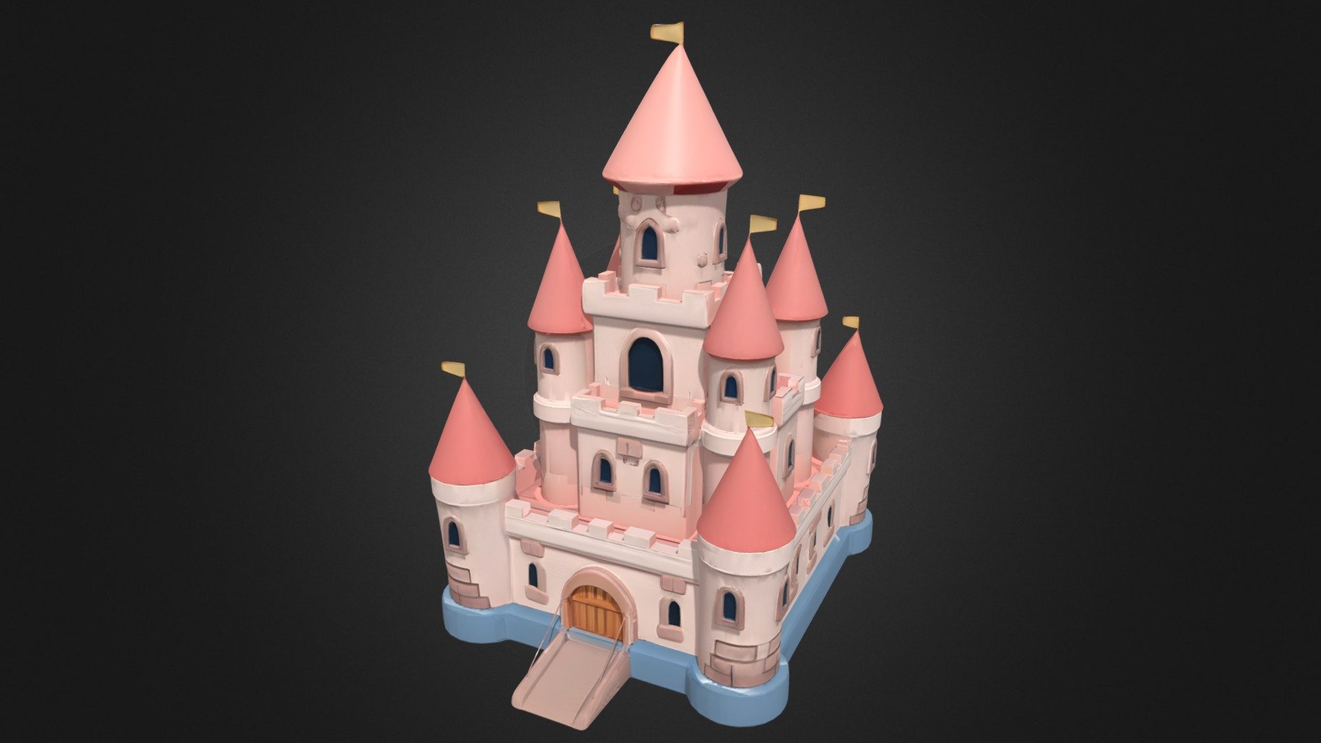 Fairytale Castle Toy - 3D model by Korvana Studio (@korvanastudio ...