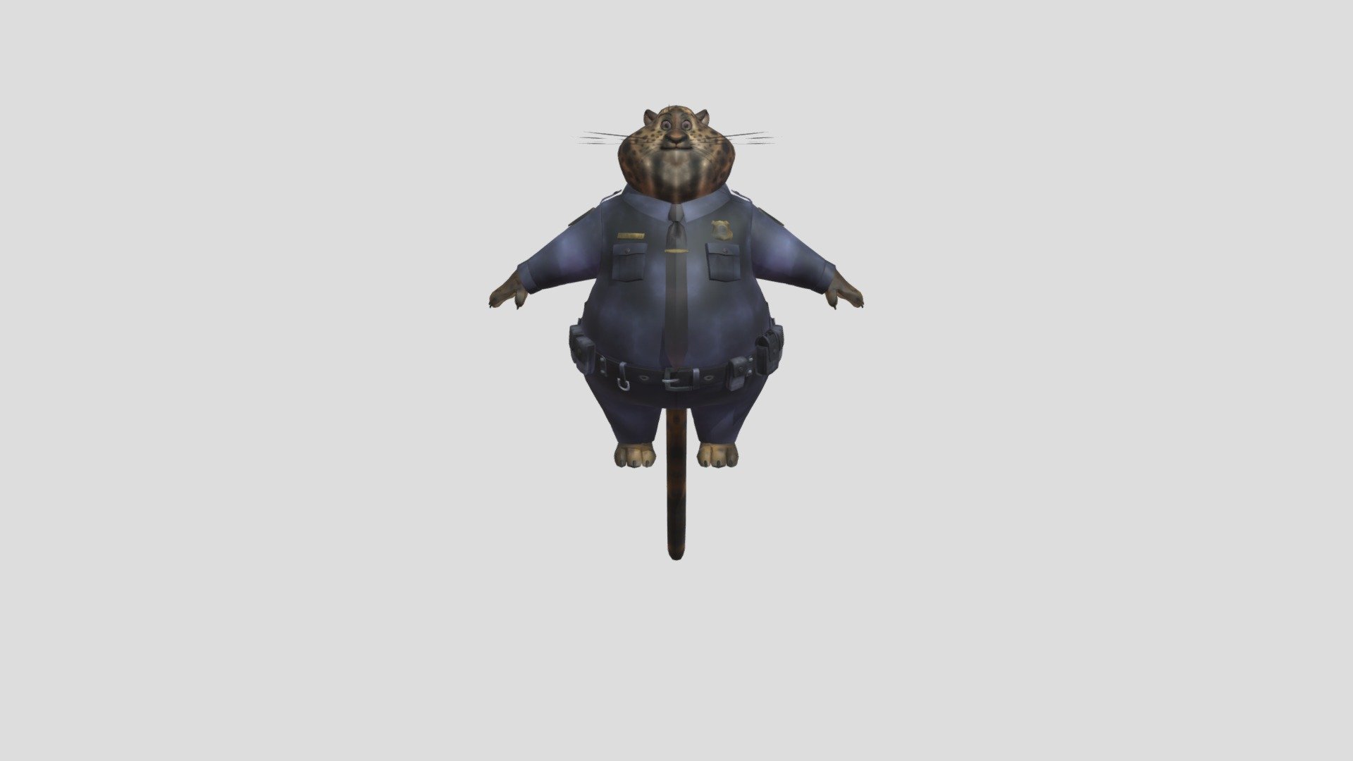 Clawhauser FNaTI Fanmade - Download Free 3D model by Mint (@Mint ...