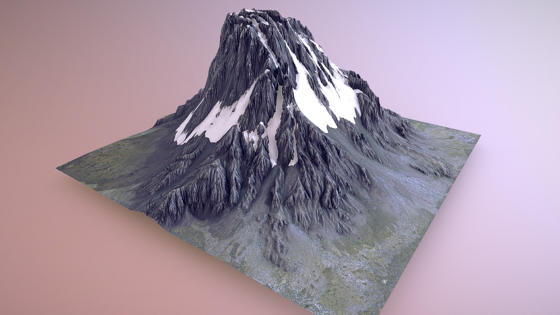 Black Slopes Mountain - Buy Royalty Free 3D model by taber.noble ...