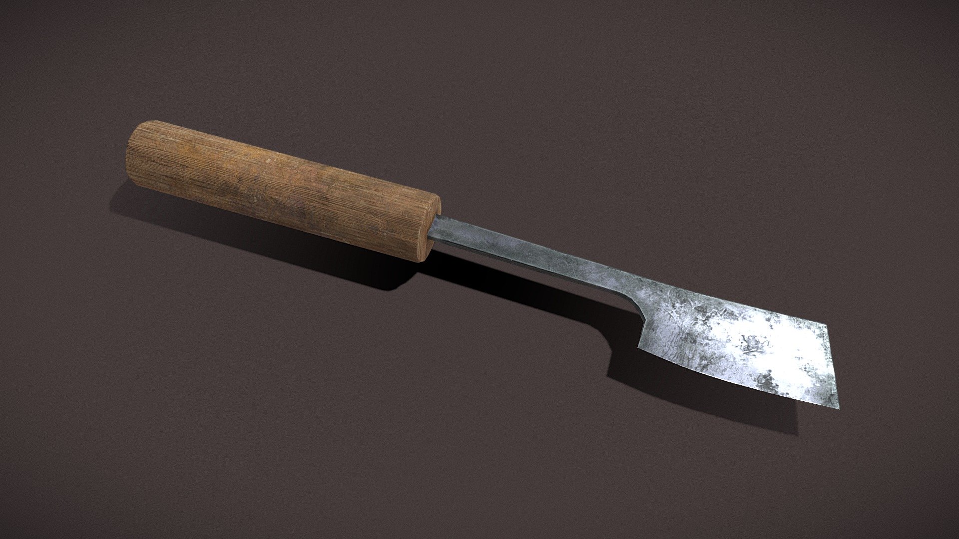 Medieval Hand Forged Wood Splitter - Buy Royalty Free 3D model by ...