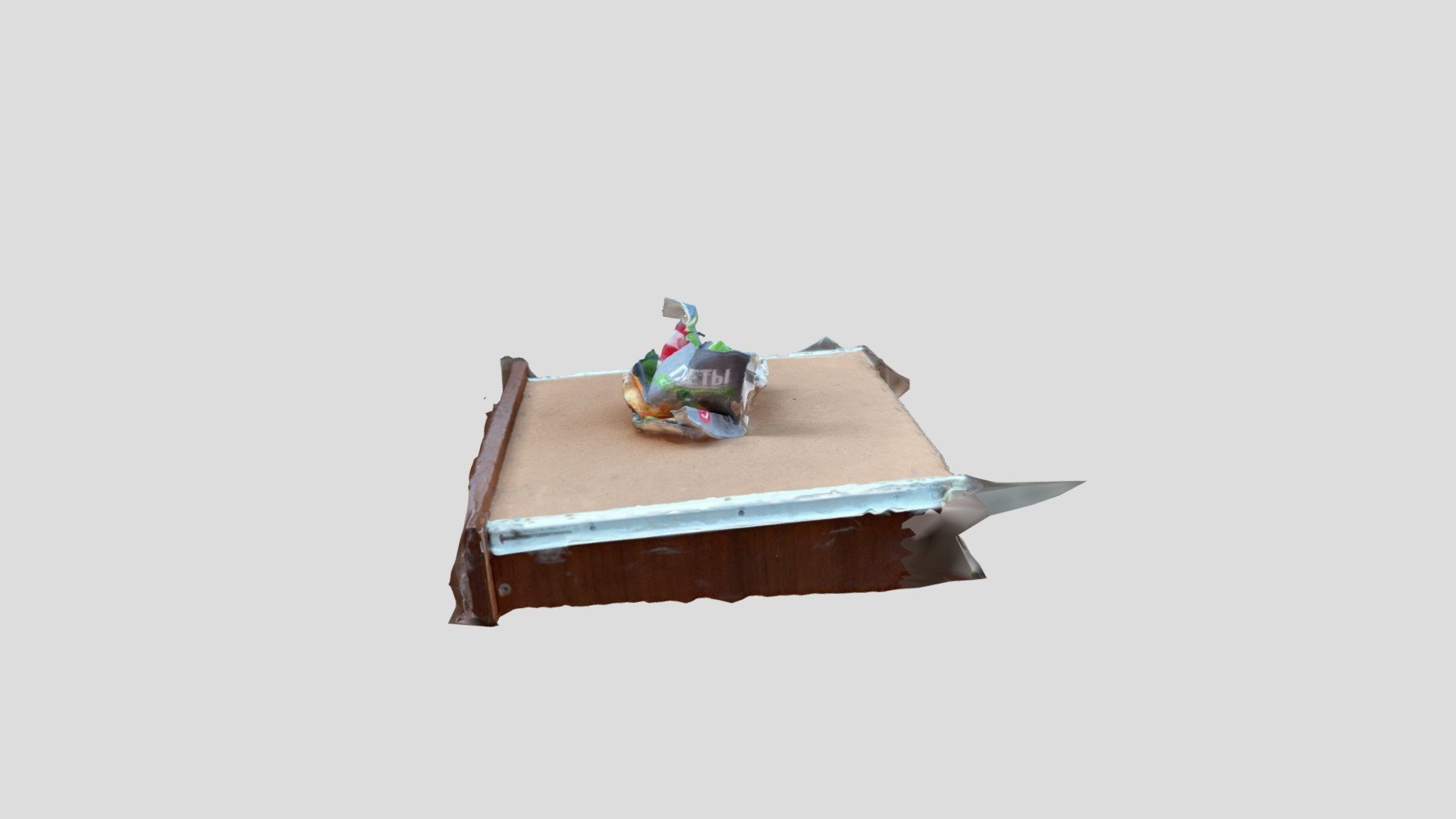Crumpled food packaging: 3D Scan Reference - 3D model by Qbit Emotion ...