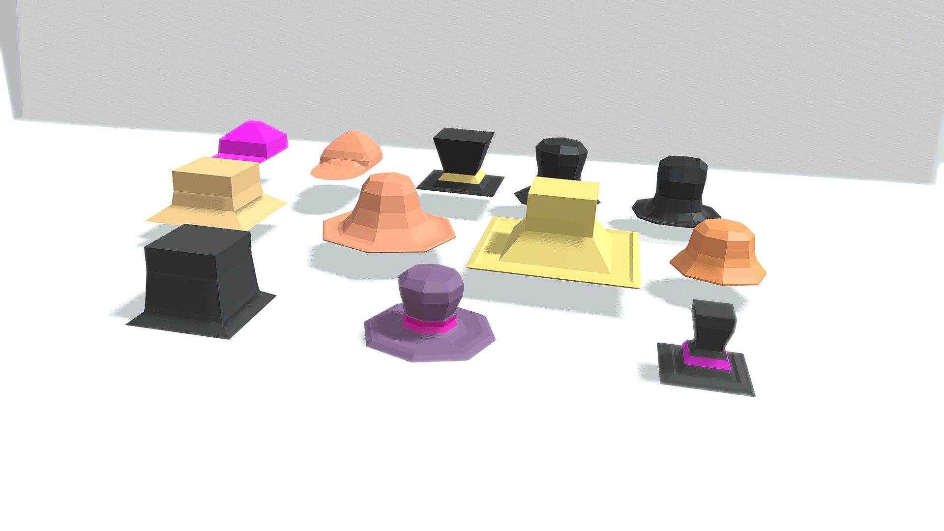 HATS - Download Free 3D model by __omega__ [0e2ccb6] - Sketchfab
