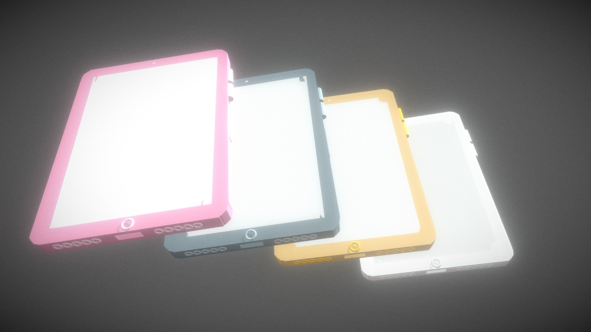 Smart tablet - Low Poly - Download Free 3D model by Bharad [0e2e773 ...