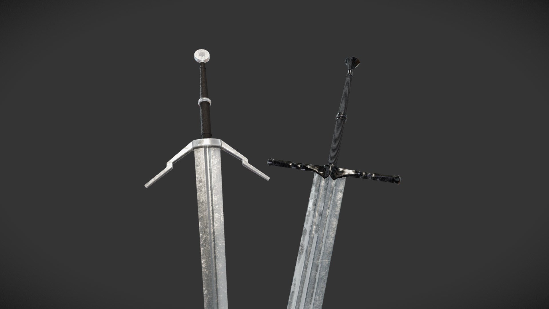 witcher_swords - 3D model by DS (@solankidhruv123) [0e2f2c4] - Sketchfab