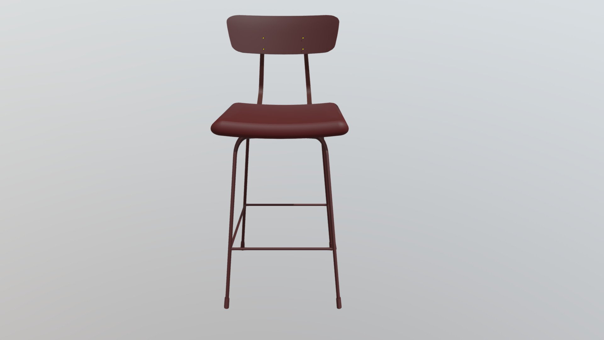 Bar Chair - 3D model by catherine_mw [0e302e4] - Sketchfab