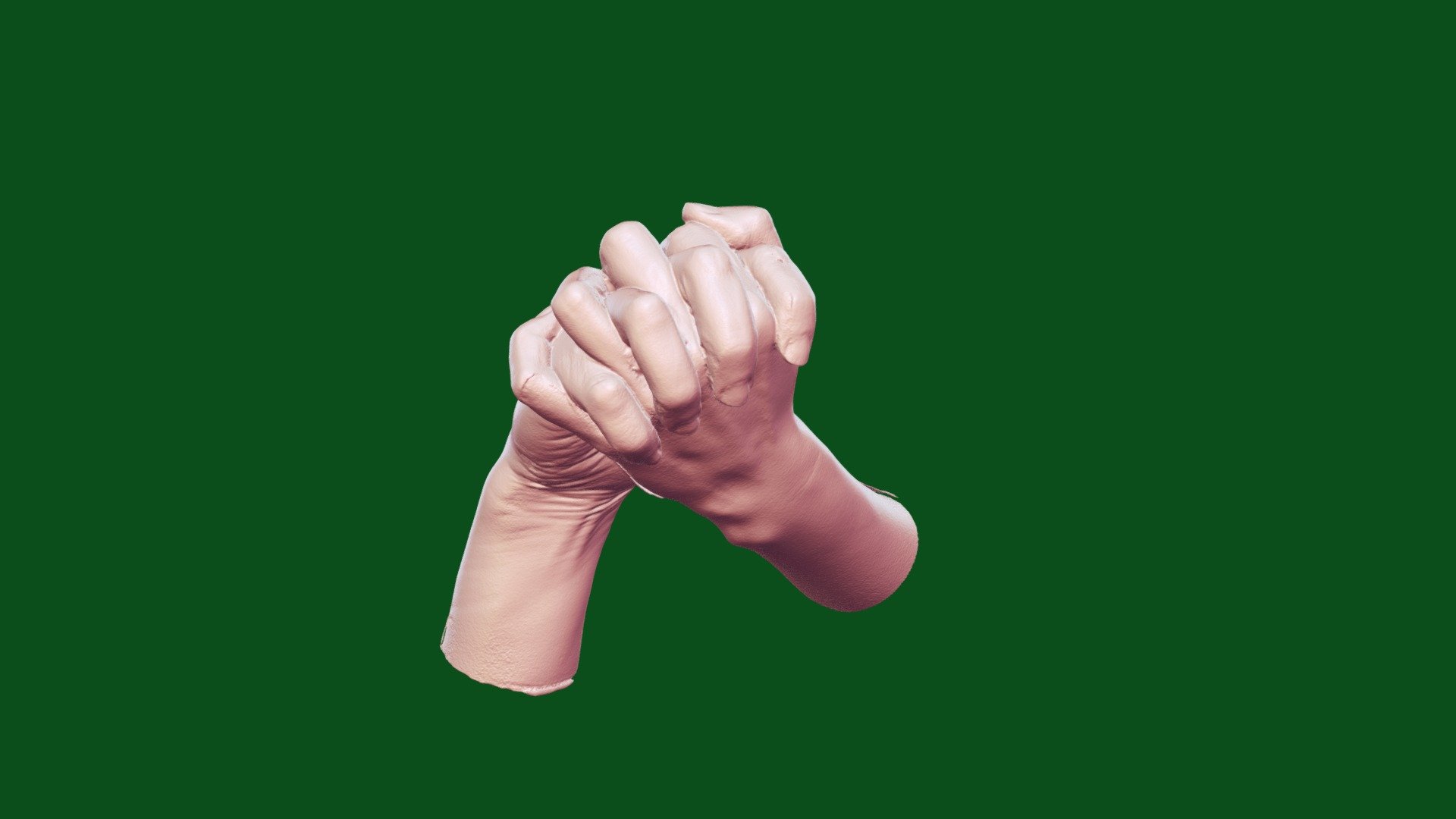 Clasped hands - Download Free 3D model by Nancy/Lanzi Luo (@Thunk3D ...