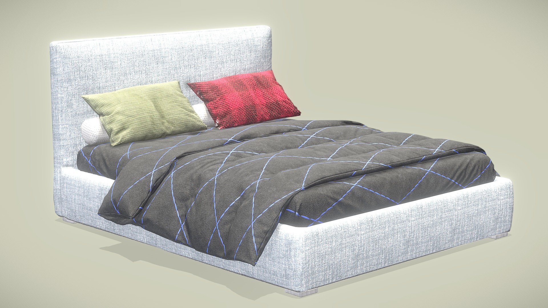 LowPoly modern Bed 2024 - Buy Royalty Free 3D model by Salim (@Salim ...