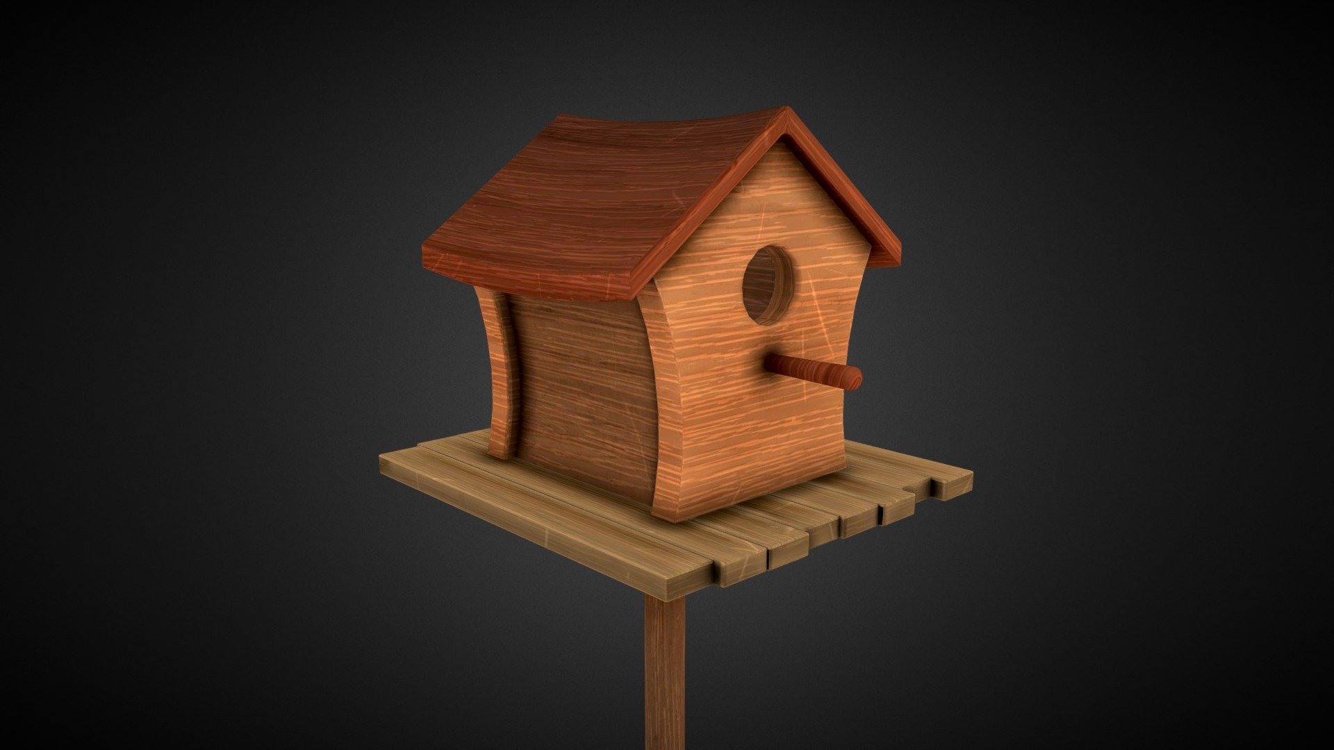 Birdhouse - 3D model by Emre Alaca (@emrealaca3d) [0e34cf1] - Sketchfab
