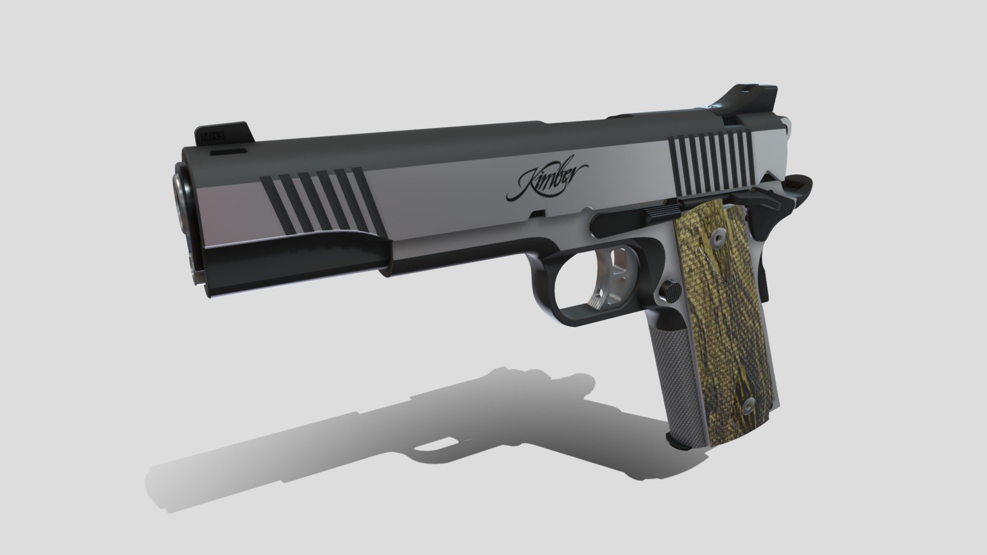 Kimber Eclipse Custom II - 3D model by bibibibirite [0e38df2] - Sketchfab