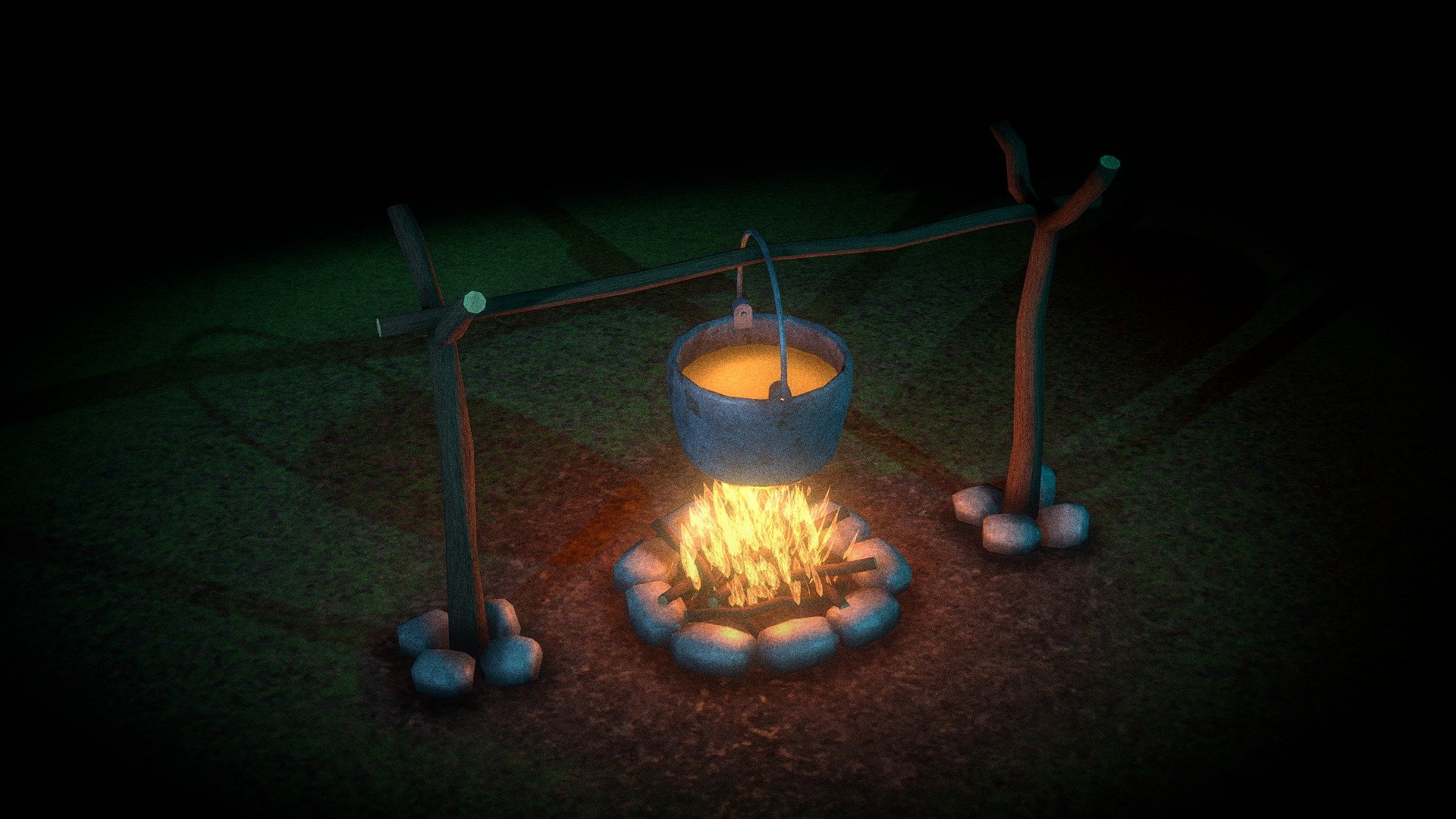 Campfire - Download Free 3D model by Rafael Rodrigues (@RafaelBR873D ...