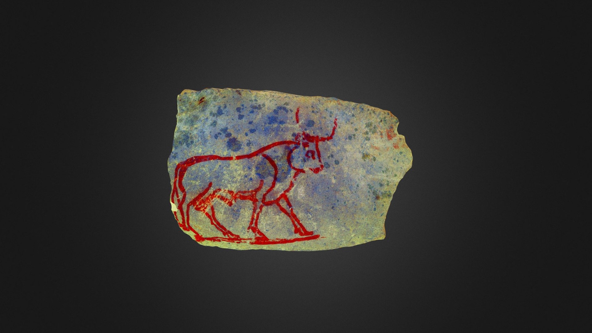 Trial Sherd - Method 3 DStretch® YRD Scale 20 - 3D model by Archaeology ...