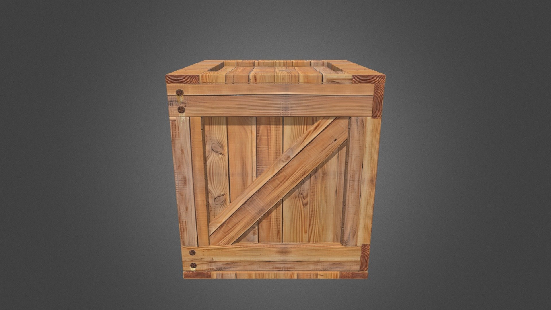 Low Poly Crate_Sketchfab - 3D model by bamherger [0e4045f] - Sketchfab