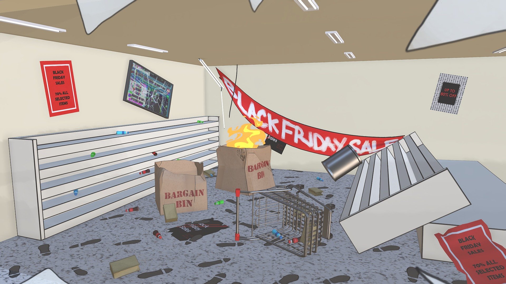 Tribute Room - 3D model by nateeey [0e40cab] - Sketchfab